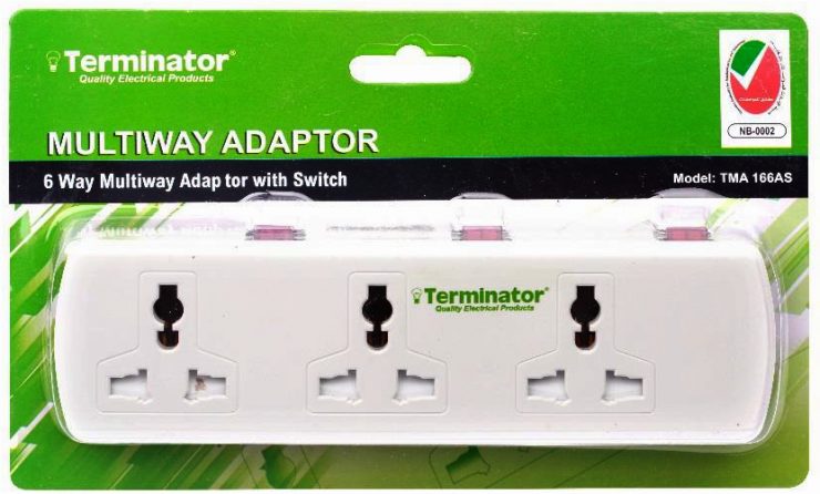 6 WAY UNIVERSAL T SOCKET, SWITCH AND INDICATOR, ESMA APPROVED, TMA ...